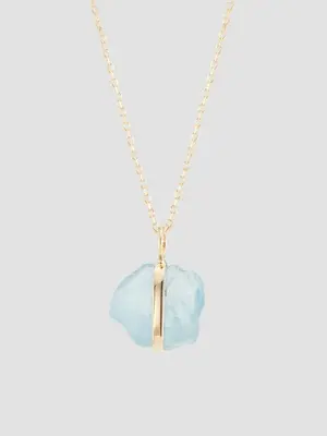 Jia Jia 14k Yellow Gold & Birthstone Pendant Necklace - March