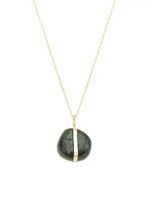 Jia Jia 14k Yellow Gold & Birthstone Pendant Necklace Tourmaline