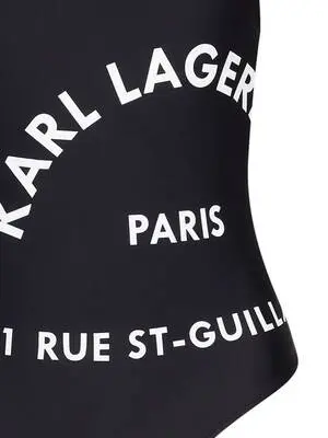 Karl Lagerfeld Logo-print Swimsuit