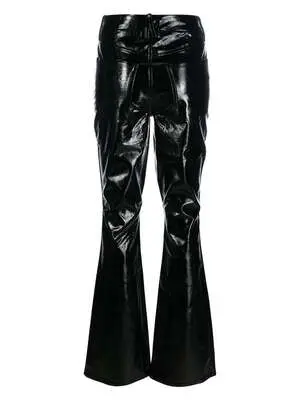 Good American High-shine Faux Leather Trousers