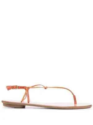 AQUAZZURA Very Capri Leather Sandals