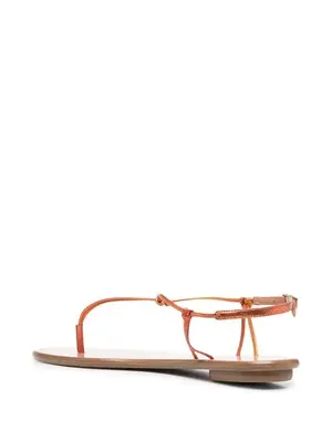 AQUAZZURA Very Capri Leather Sandals