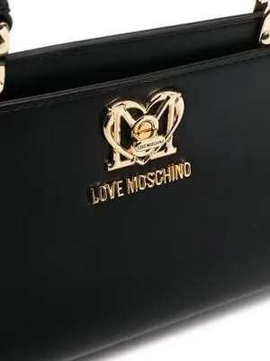 Moschino Logo Plaque Crossbody Bag