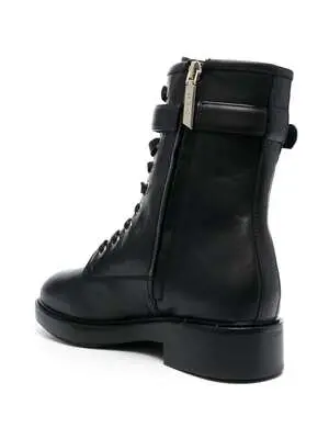 Calvin Klein Buckle Combat Boots