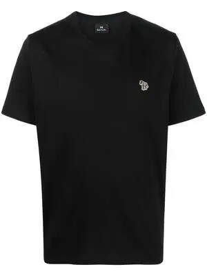 Paul Smith Zebra Logo-patch T-shirt - Black