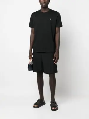 Paul Smith Zebra Logo-patch T-shirt - Black