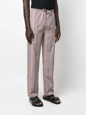 Paul Smith Cotton Striped Trousers