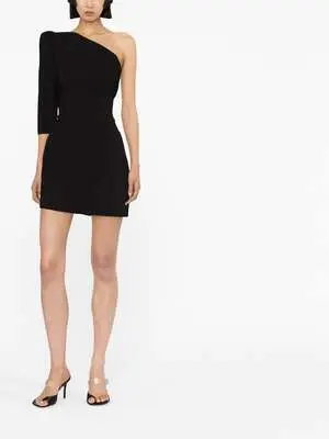 Dsquared2 Logo-plaque One-shoulder Dress