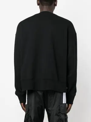 Palm Angels Star Sprayed-print Sweatshirt - Black