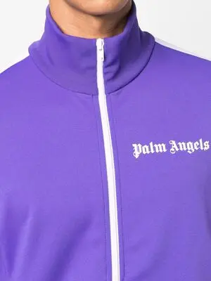 Palm Angels Logo-print Track Jacket - Purple