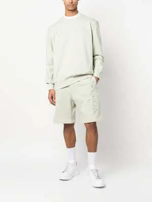 Alexander McQueen Embroidered-logo Bermuda Shorts