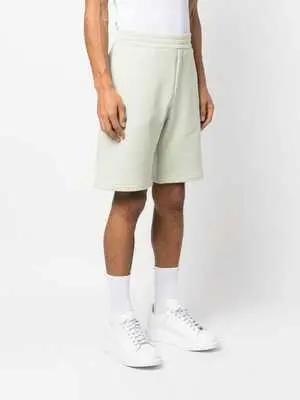 Alexander McQueen Embroidered-logo Bermuda Shorts