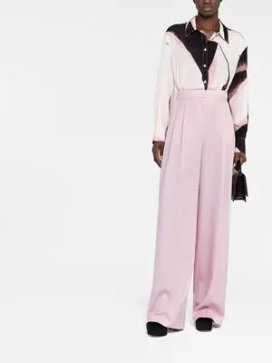 Alexander McQueen Pleated High-waisted Trousers