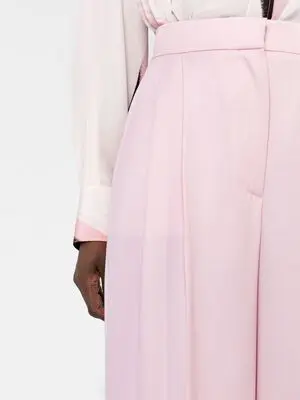 Alexander McQueen Pleated High-waisted Trousers