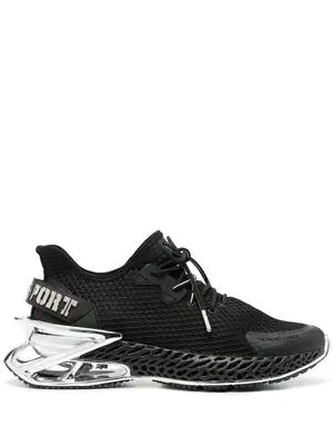 PLEIN SPORT Thunder Force Lace-up Sneakers - Black
