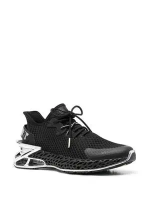 PLEIN SPORT Thunder Force Lace-up Sneakers - Black