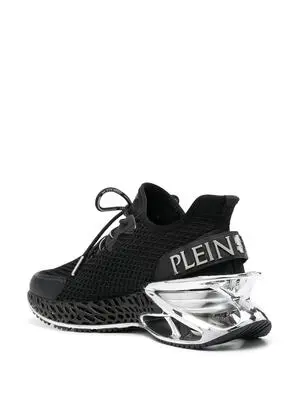 PLEIN SPORT Thunder Force Lace-up Sneakers - Black