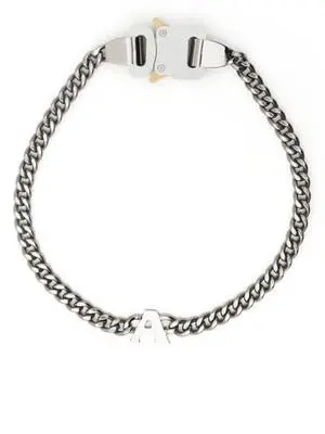 1017 Alyx 9sm Buckle Chainlink Necklace - Silver