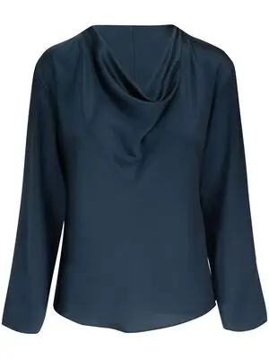 Vince Cowl Neck Silk Blouse