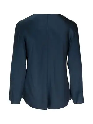 Vince Cowl Neck Silk Blouse