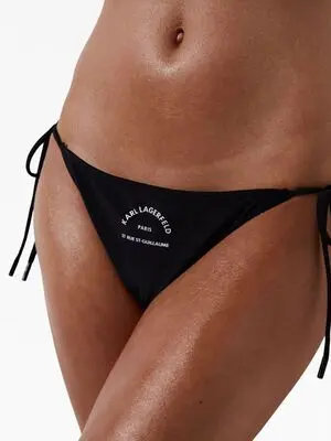 Karl Lagerfeld Rue St-guillaume Bikini Bottoms - Black
