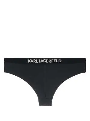 Karl Lagerfeld Logo-print Bikini Bottom