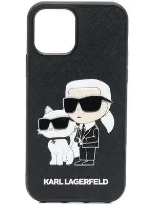 Karl Lagerfeld Ikon 2.0 Iphone 14 Pro Max Case - Black