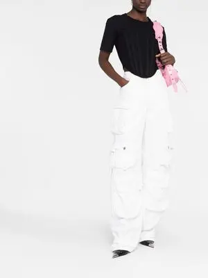 Attico Cotton Cargo Trousers