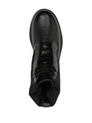 Calvin Klein Padded-panel Lace-up Boots