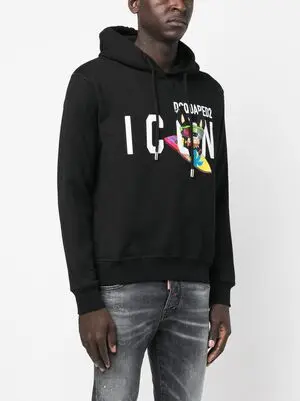 Dsquared2 Logo-print Drawstring Hoodie