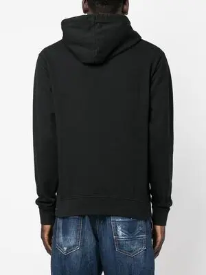 Dsquared2 Logo-print Cotton Hoodie - Black