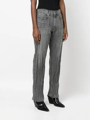Martine Rose Crease-detail Denim Jeans
