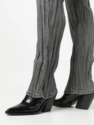 Martine Rose Crease-detail Denim Jeans