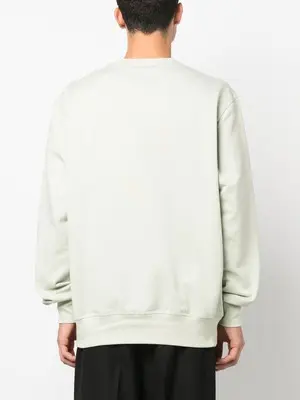 Alexander McQueen Logo Embroidered Sweatshirt - Green