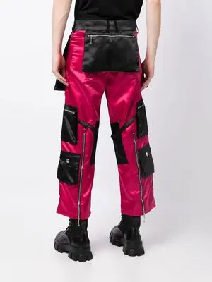 YOUTHS IN BALACLAVA Multiple Zip-pockets Cropped Trousers