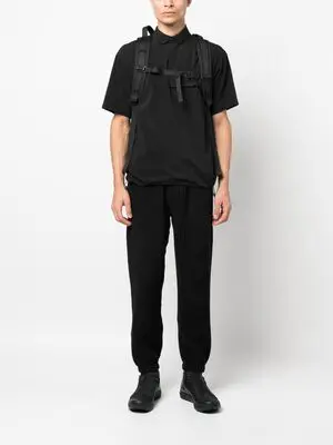 WHITE MOUNTAINEERING Ribbed Track Cotton-blend Pants - Black