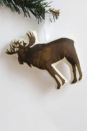 BRODERPRESS Silkscreen - Moose Ornament