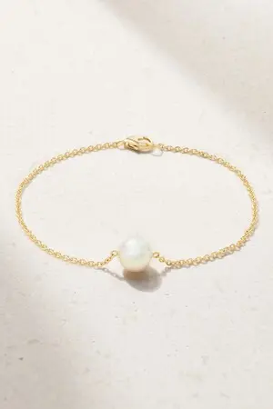 Mikimoto 18-karat Akoya Pearl Bracelet - Gold
