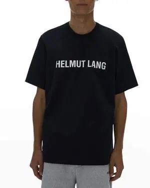 Helmut Lang Men's Logo T-shirt - Black