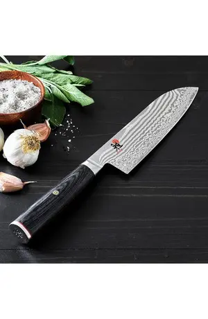 MIYABI Kaizen Ii 7-inch Santoku Knife - Silver