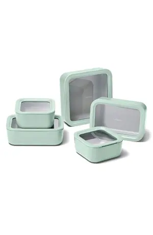 CARAWAY 13-piece Food Storage Glass Container Set - Mist
