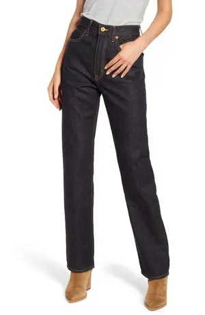 SLVRLAKE London High-rise Straight Leg Jeans - Empty Sky