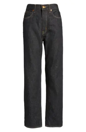 SLVRLAKE London High-rise Straight Leg Jeans - Empty Sky
