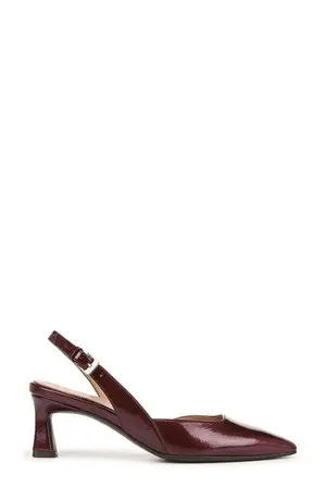 Naturalizer Dalary Slingback Pumps - Cranberry Patent Faux Leather
