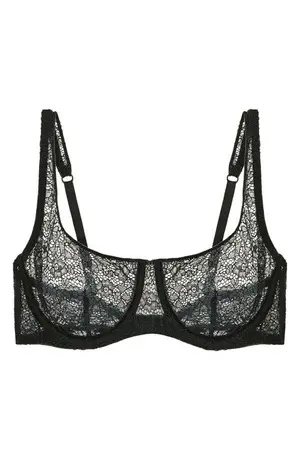 JOURNELLE Alix Underwire Demi Bra - Noir