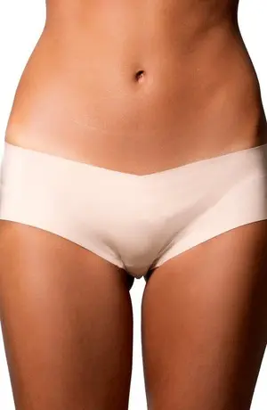 JOURNELLE Estelle Lace Hipster Briefs - Blush
