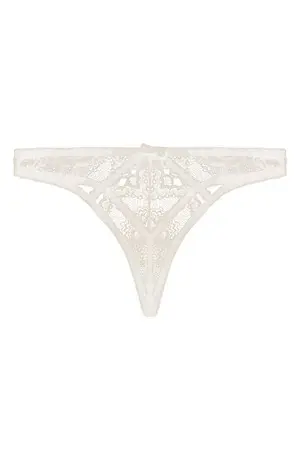JOURNELLE Natalia Lace G-string Thong - Alabaster
