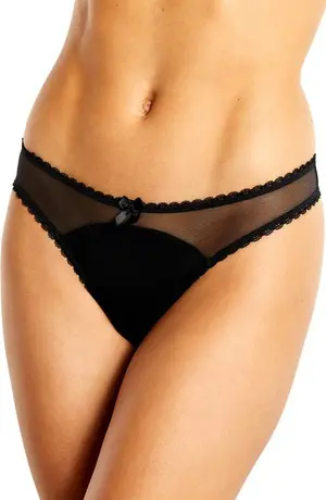 JOURNELLE Victoire Thong Noir