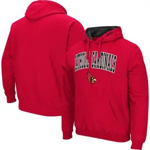 COLOSSEUM Catholic University Cardinals Arch & Logo 3.0 Pullover Hoodie - Cardinal