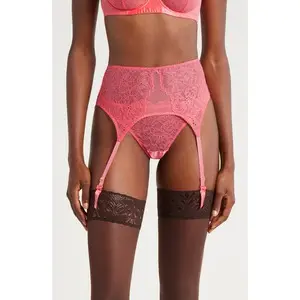 JOURNELLE Lexi Lace Suspender Belt - Tulipe
